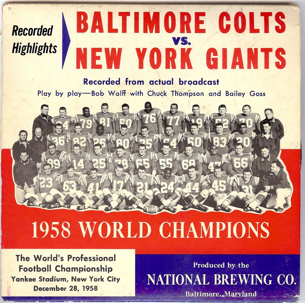 Baltimore Colts – “1958 World Champions” 45 | Baltimore Or Less